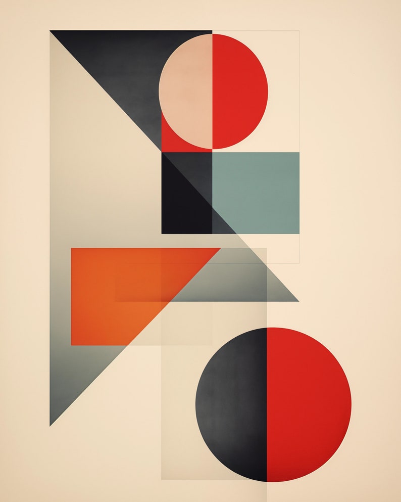 Abstract Geometric Art - Illustration 6 - Etsy