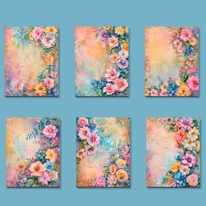 Flowers Journal Pages Summer Flowers Journal Paper Flowers Writing ...
