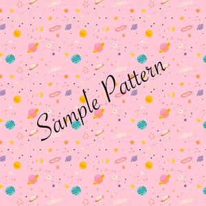 Baby Girl Moon and Stars in Pinks Digital Paper, Seamless Pink Stars ...