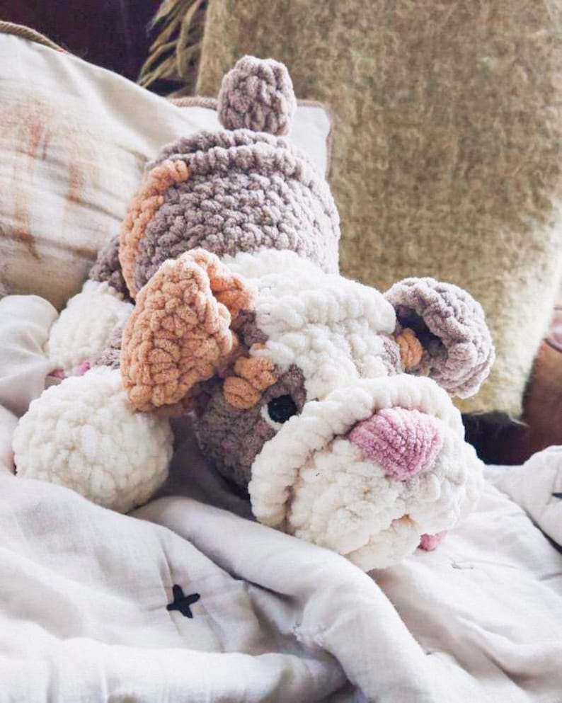 Bulldog Crochet Pattern - Amigurumi - Etsy