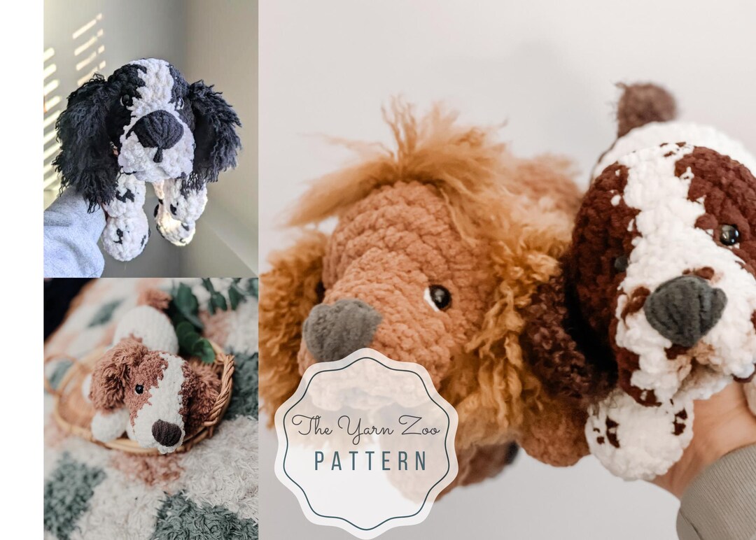 Spaniel Crochet Pattern - Amigurumi - Etsy