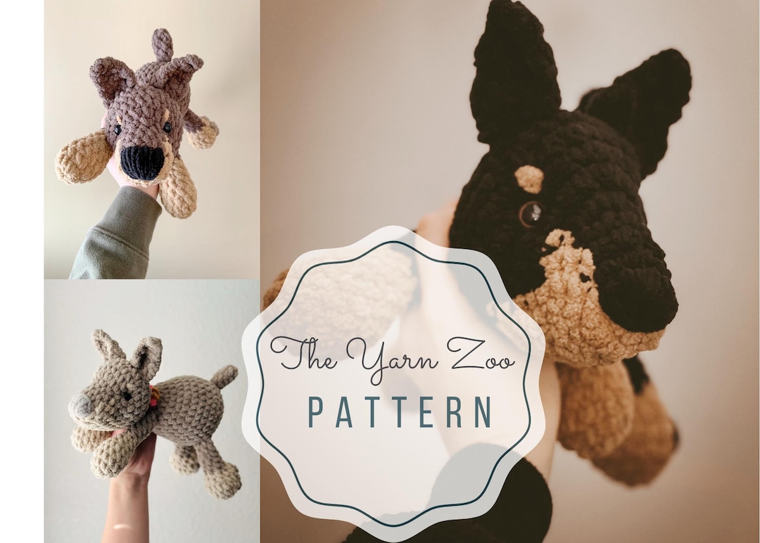 Doberman Crochet Pattern - Amigurumi - Etsy