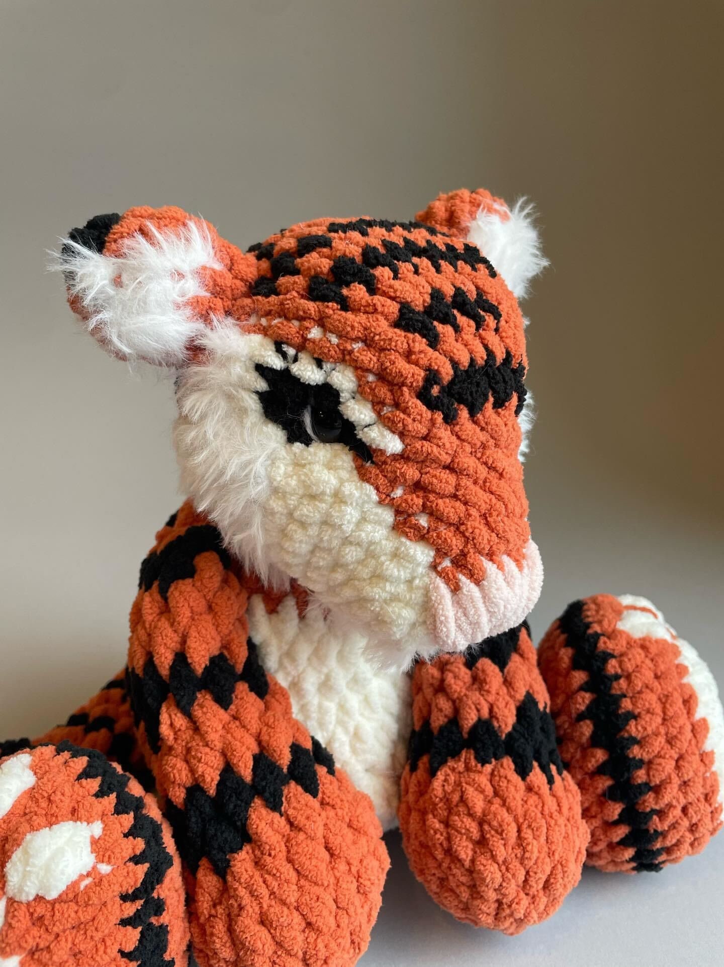 Large Tiger & Snow Cat Crochet Pattern - Amigurumi - Etsy