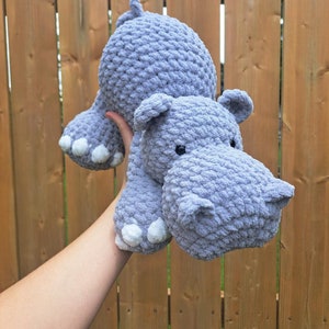Hippo Crochet Pattern - Amigurumi - Etsy