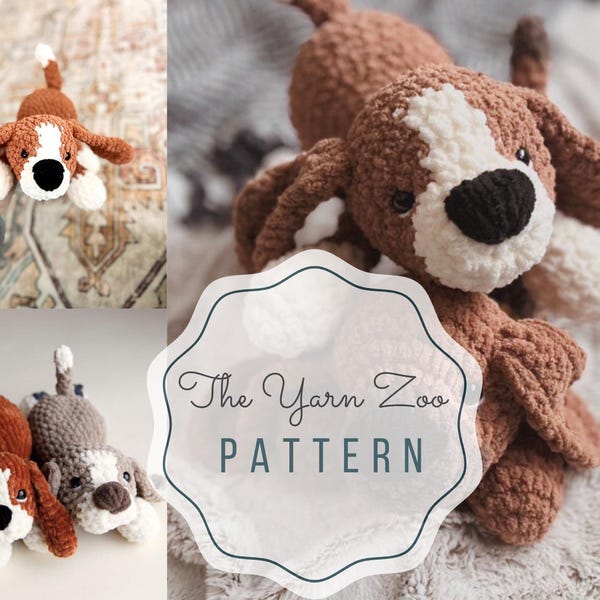 Basset Hound Crochet - Etsy