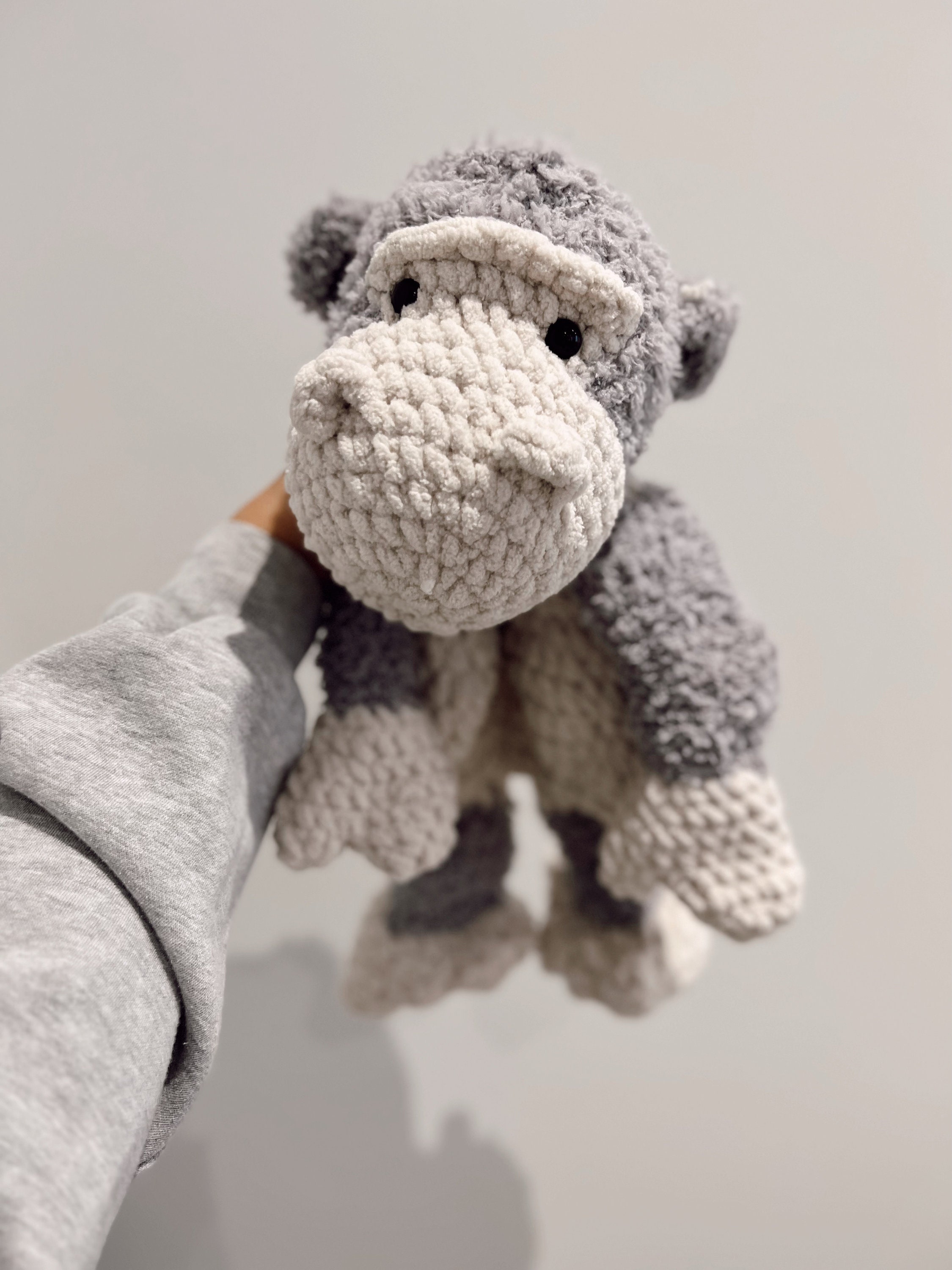 Large & Mini Monkey/gorilla Crochet Pattern Amigurumi - Etsy
