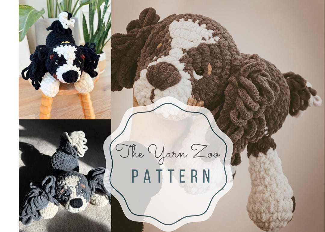 Cavalier Spaniel Crochet Pattern - Amigurumi - Etsy