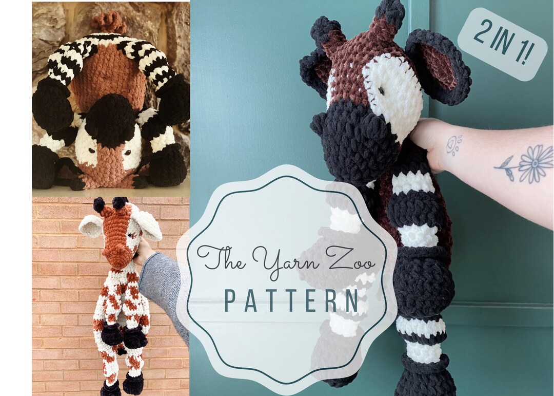 Large Giraffe/okapi Crochet Pattern - Amigurumi - Etsy
