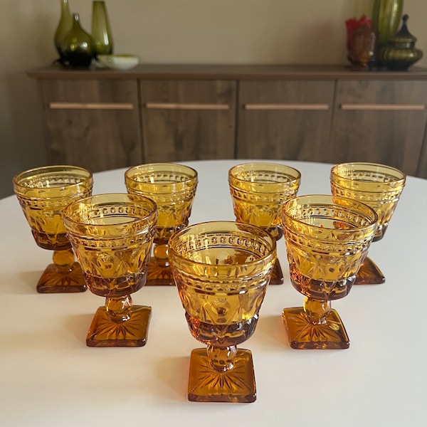 Amber Glassware - Etsy