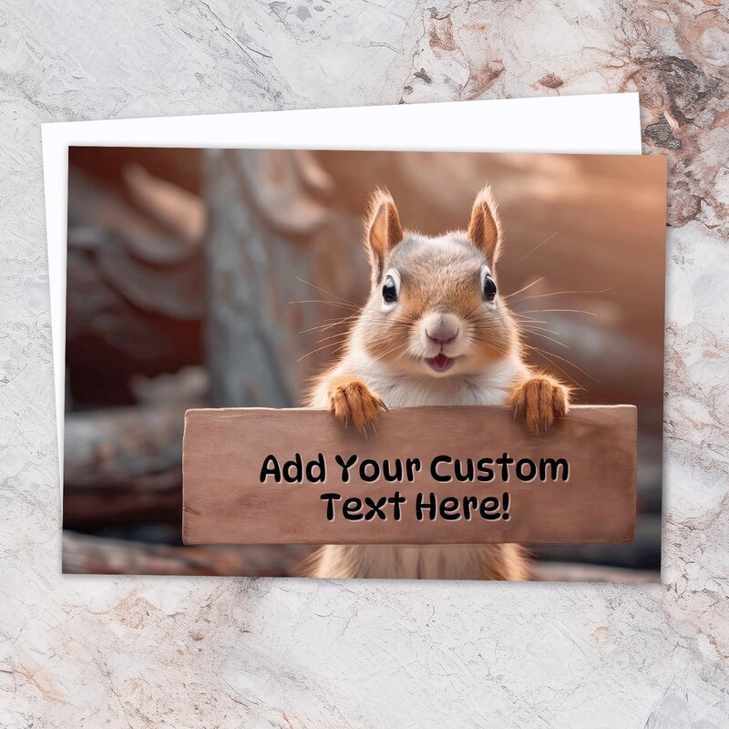 Squirrel Happy Birthday - Etsy
