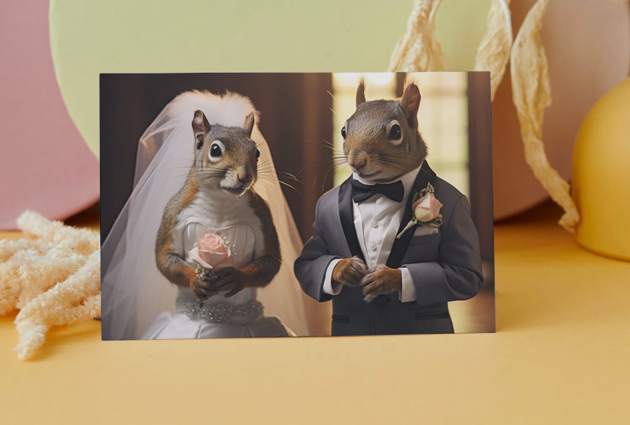 Wedding Squirrels, Bride and Groom Squirrels for Marriage and Weddings ...