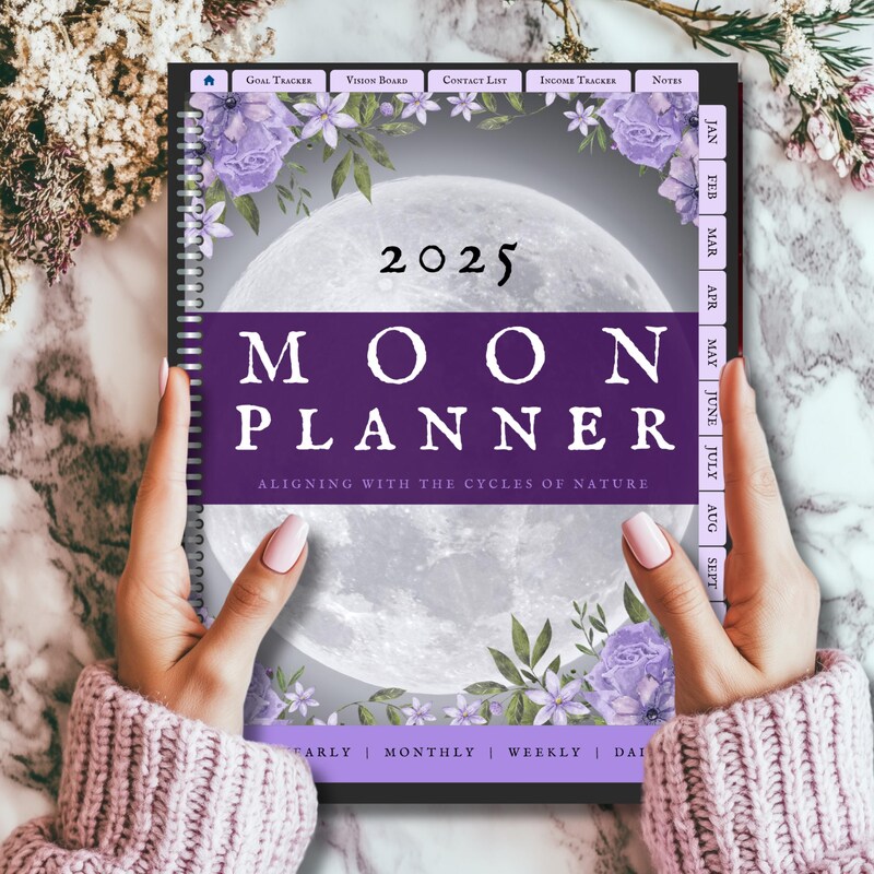 Moon Planner - Etsy