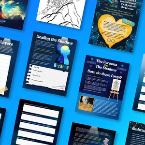 Shadow Work Integration Workbook and Journal With Coloring Pages - Etsy