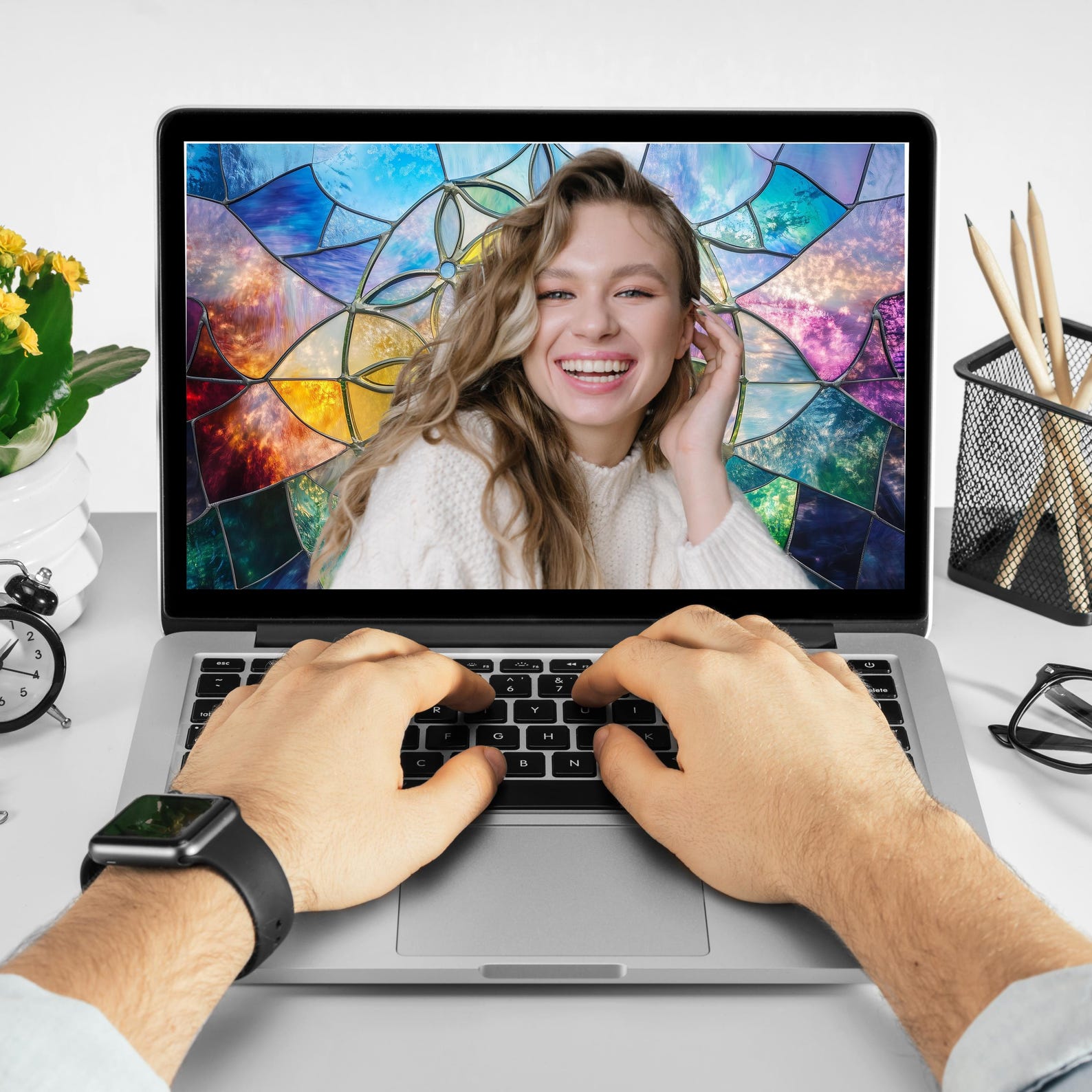 Flower of Life Zoom Backgrounds, Virtual Meeting Sacred Geometry ...