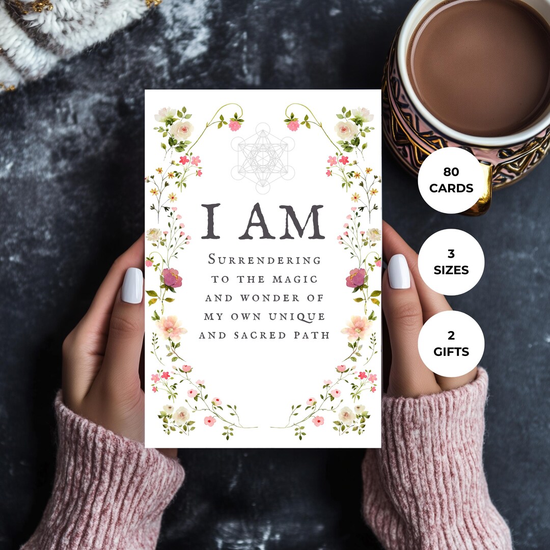 I AM Affirmation Cards | Divine Alignment Gift | Spiritual Positive ...