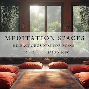 Meditation ZOOM Background - Calm, Mindful Virtual Screen for Peaceful ...
