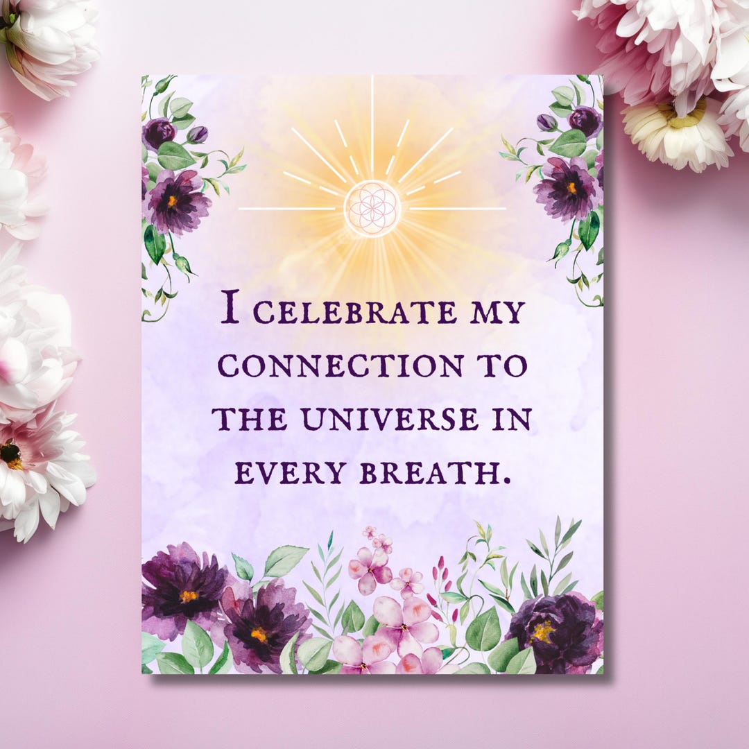 Equinox Affirmation Cards | Ostara Celebration Ideas | Spring Women's ...