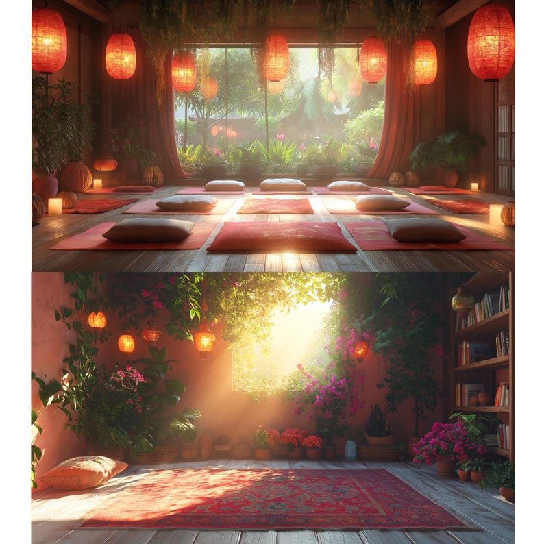 Mindful Places Zoom Background Quiet Places Calm Serene Vibe Yoga Class ...