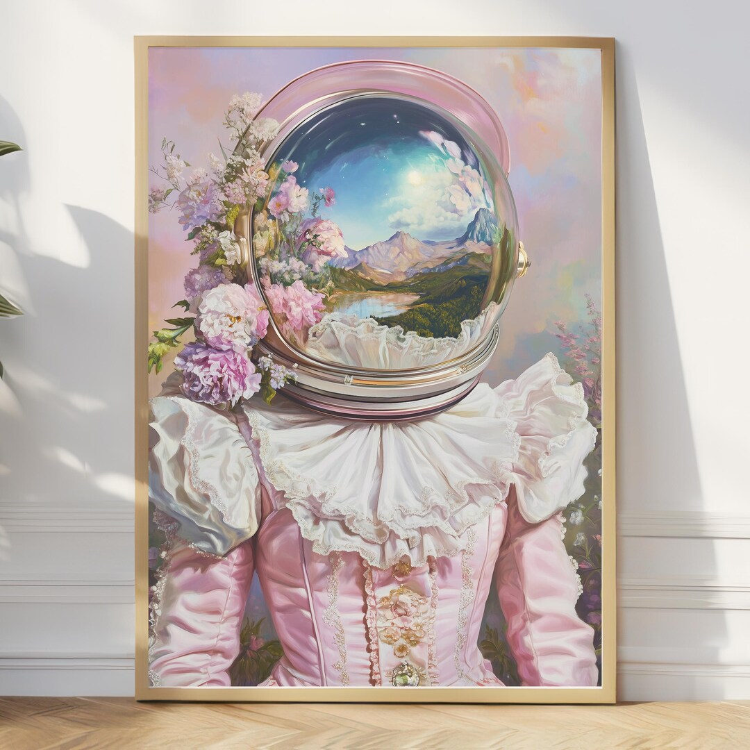 Rococo Wall Art, Whimsical Fine Art Poster, Modern Regency Decor ...