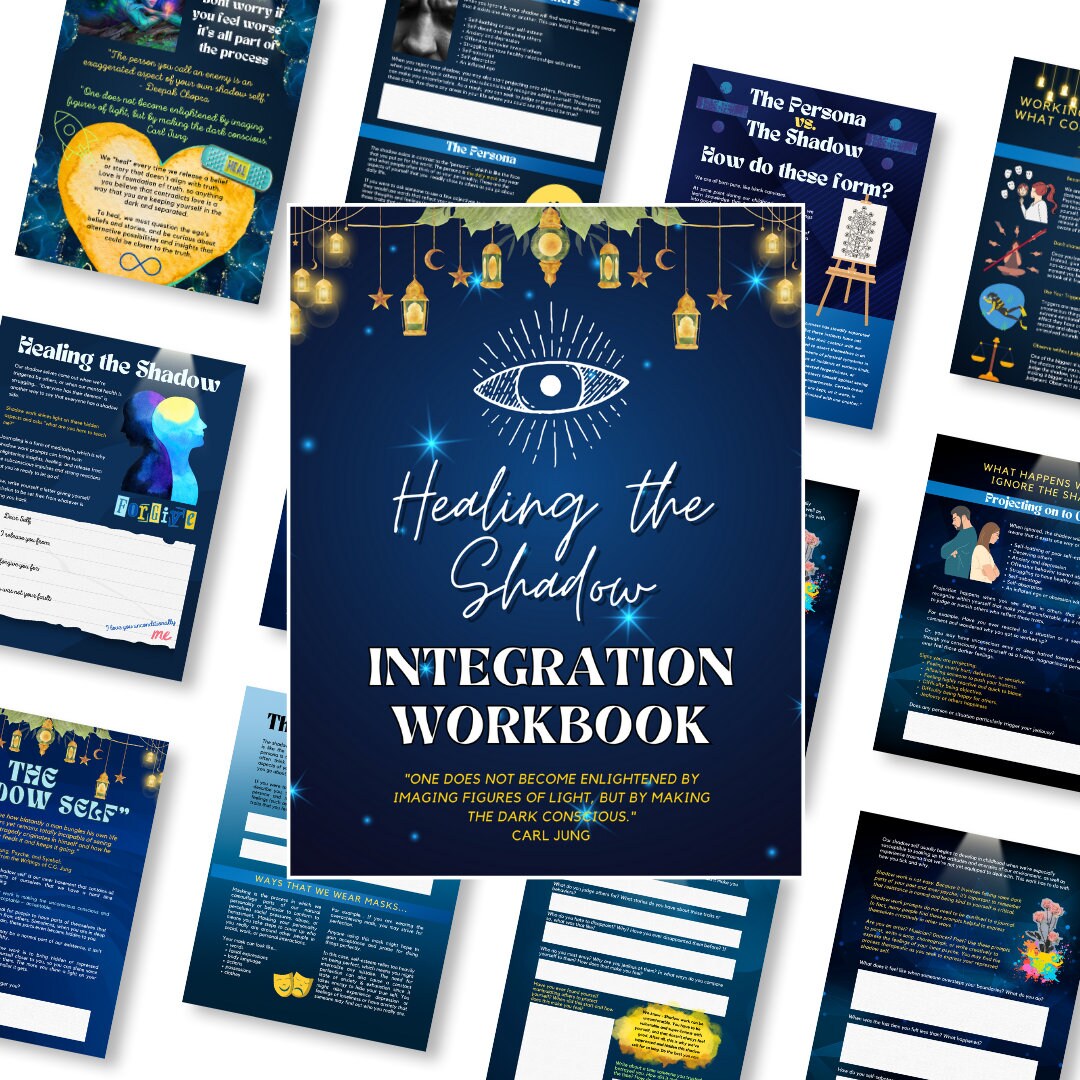 Shadow Work Integration Workbook and Journal With Coloring Pages - Etsy
