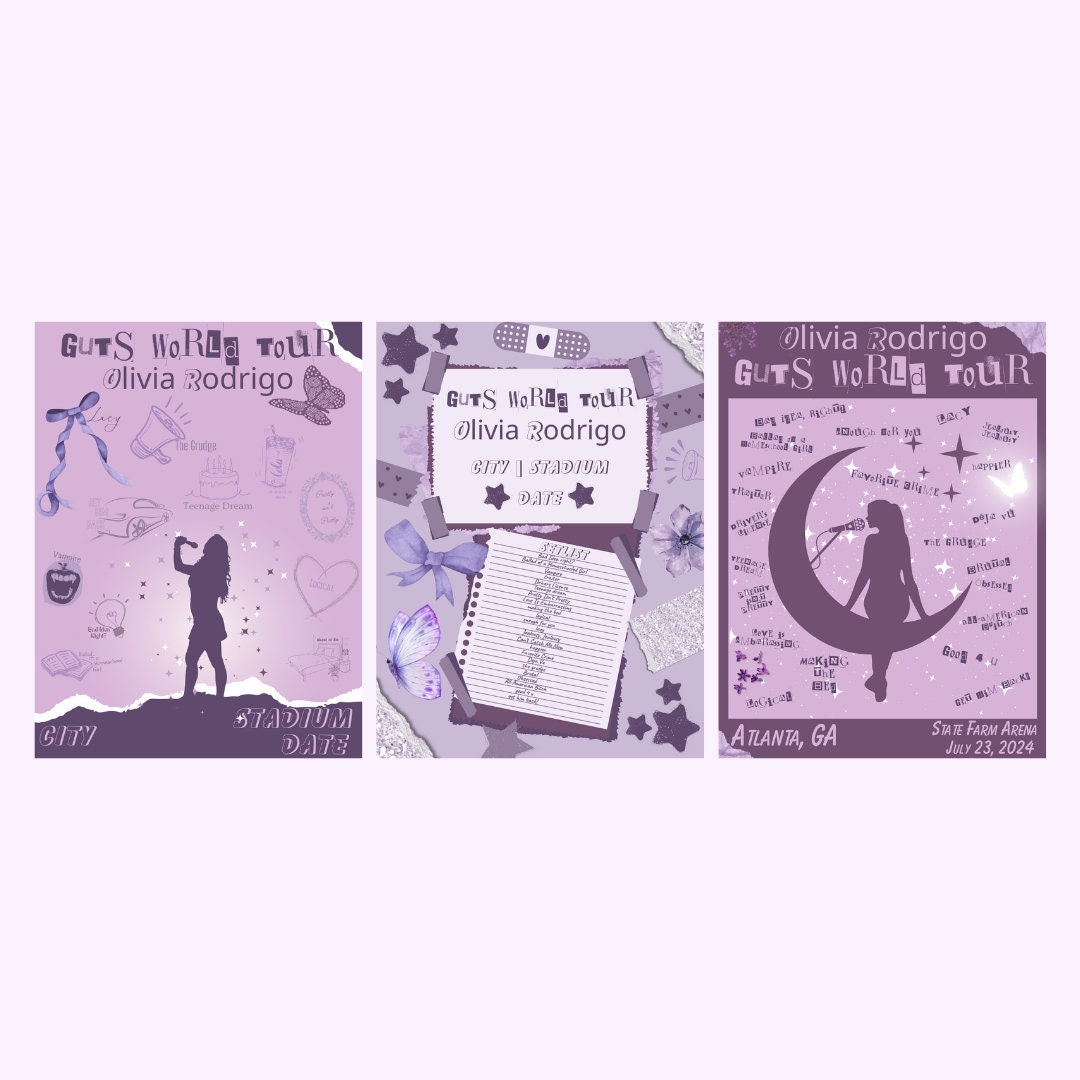 GUTS Inspired Tour Poster custom - Etsy