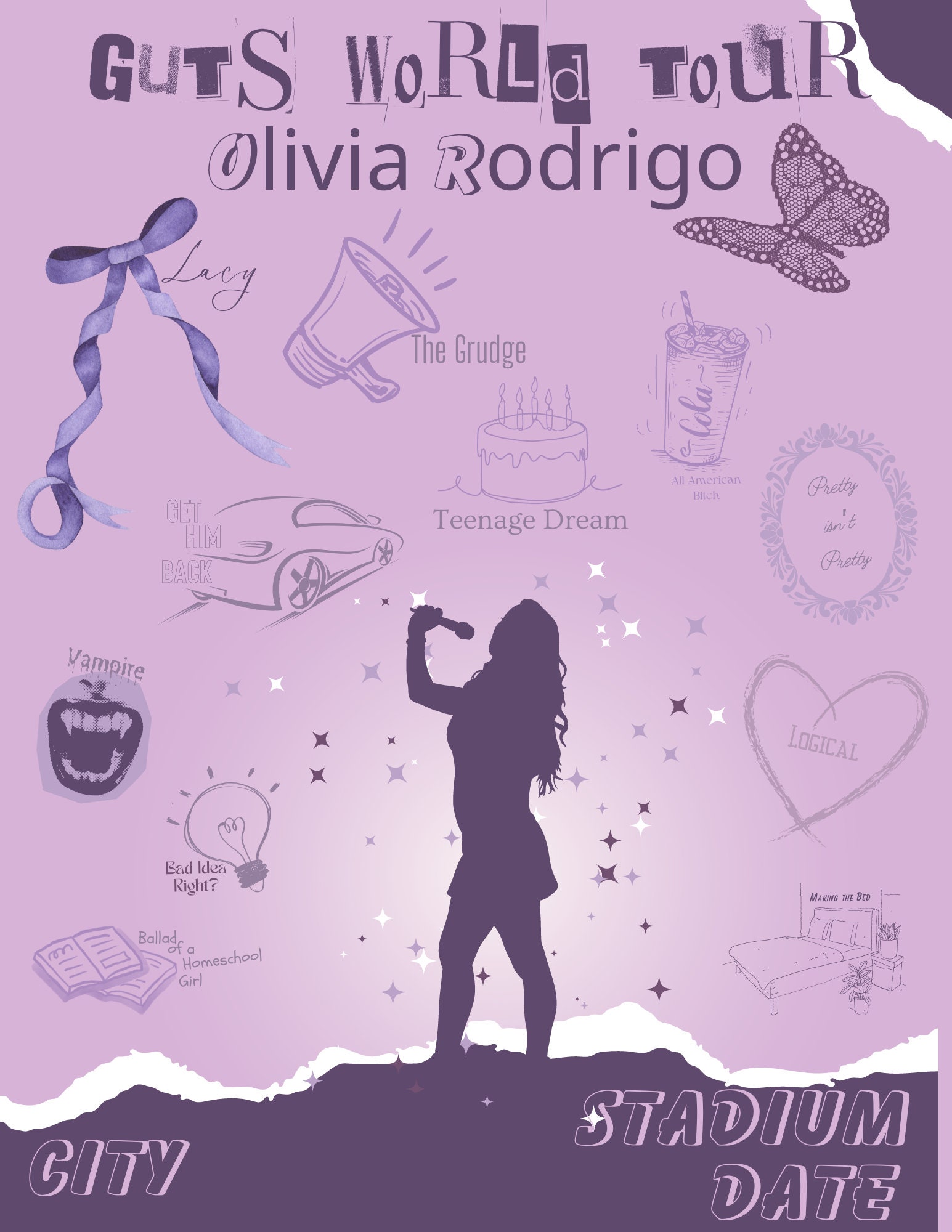 GUTS Inspired Tour Posters custom - Etsy