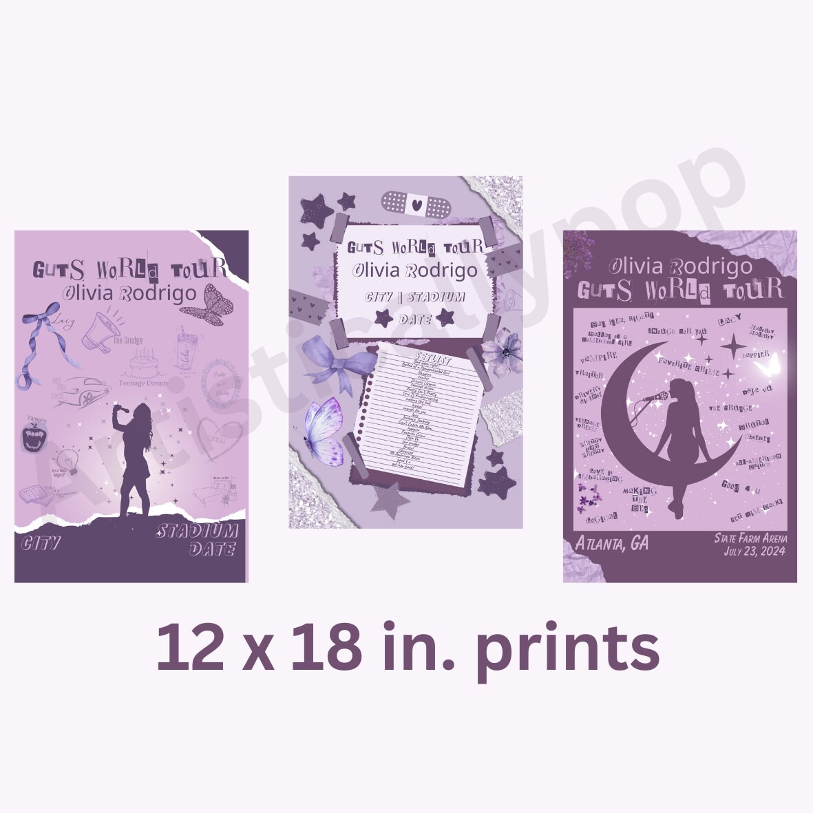 GUTS Inspired Tour Posters custom - Etsy