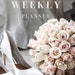 Weekly Wedding Planner Printable - Etsy