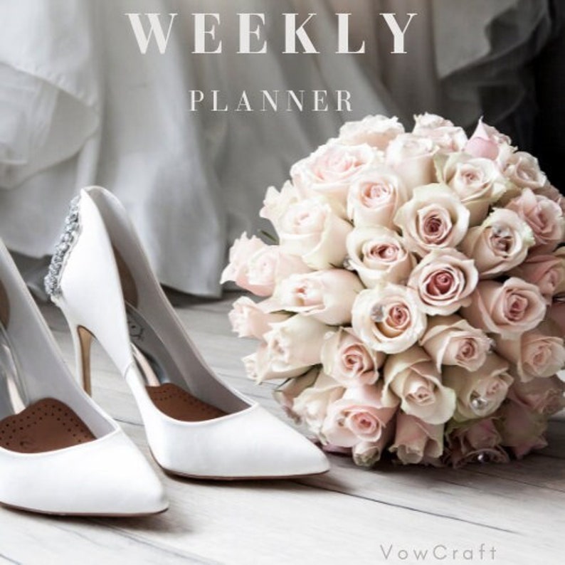 Weekly Wedding Planner Printable - Etsy