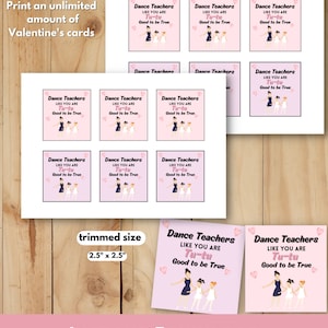 Dance Teacher Appreciation Tags, Ballet Teacher Appreciation Tags ...
