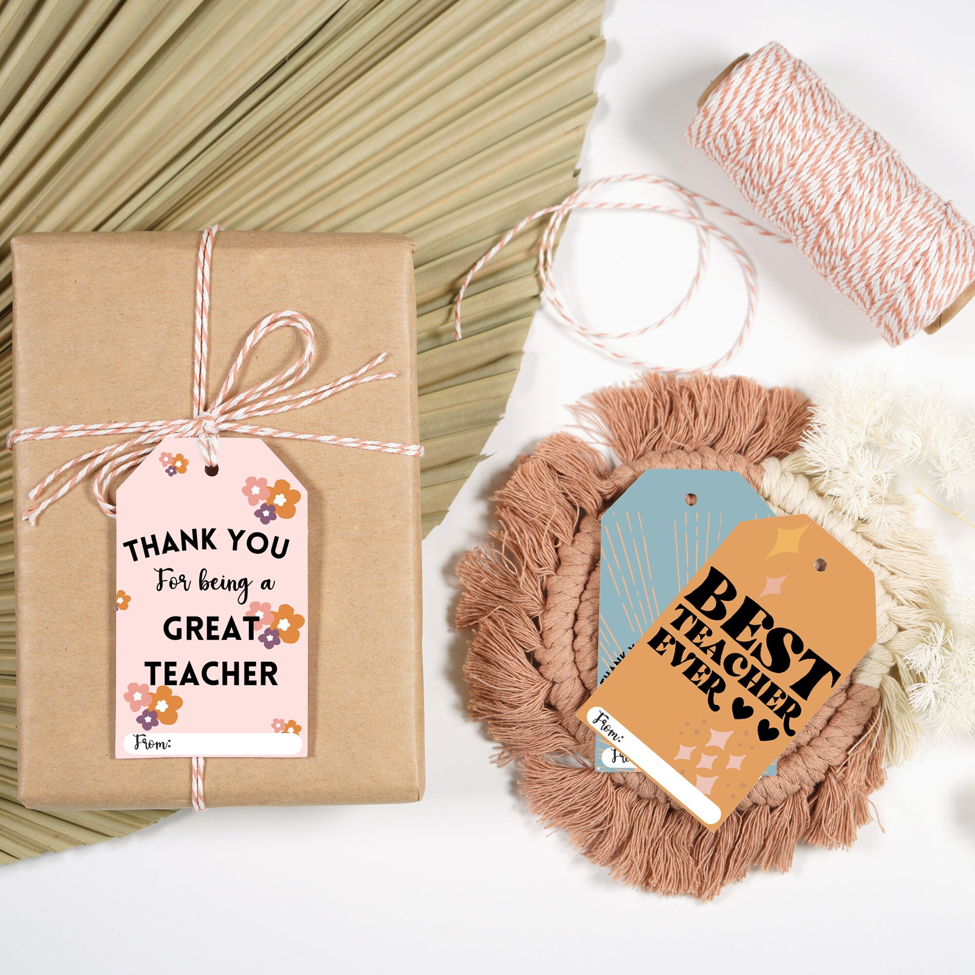 Teacher Appreciation Week Printable Teacher Gift Tag Thank You Teacher ...