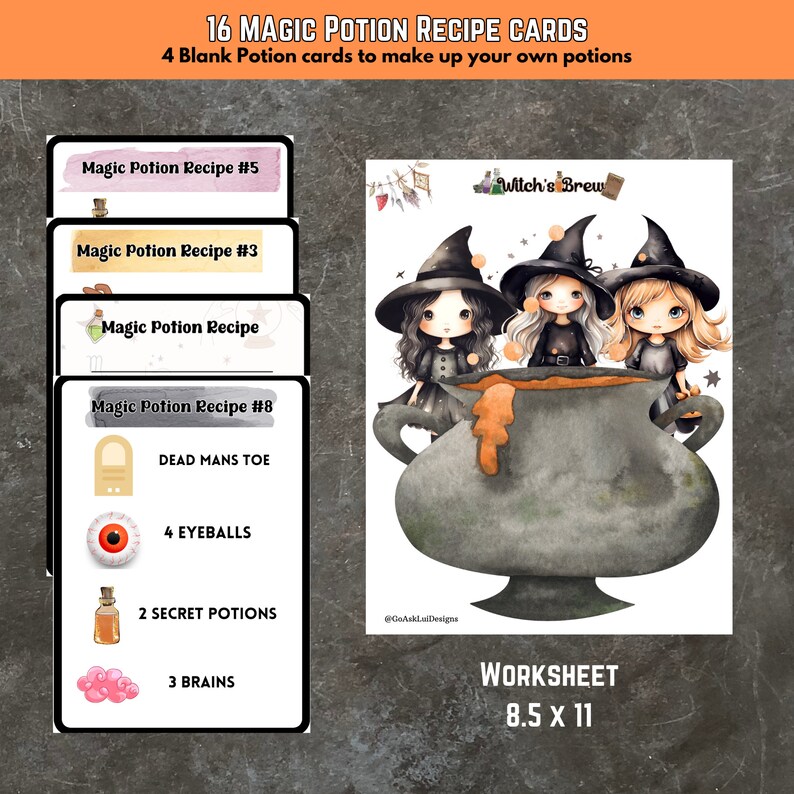 Magic Potion Making Activity for Kids, Homeschool Halloween Activity ...