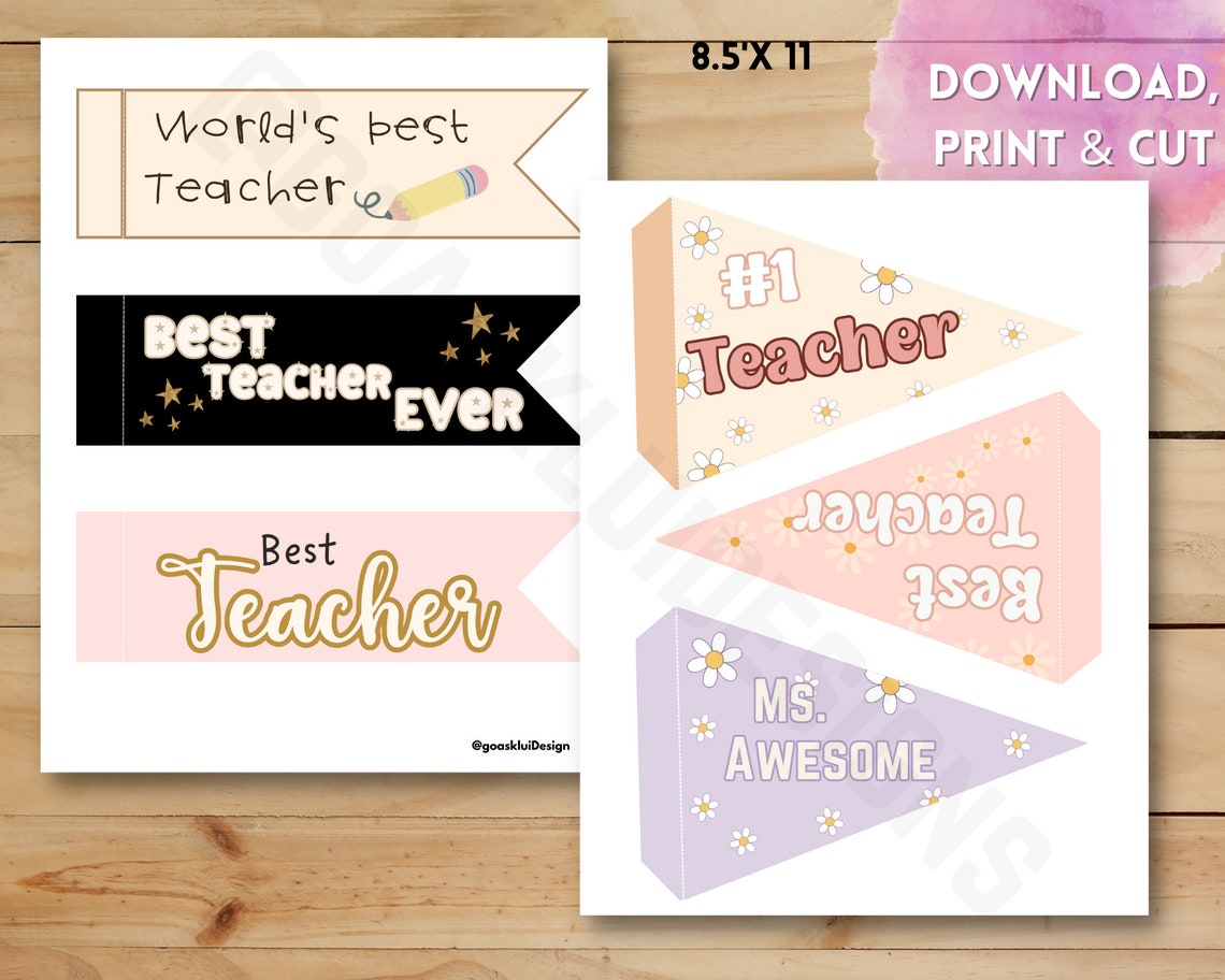 Teacher Appreciation Week Printable Teacher Gift Tag Thank You Teacher ...