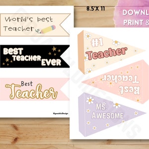 Teacher Appreciation Week Printable Teacher Gift Tag Thank You Teacher ...
