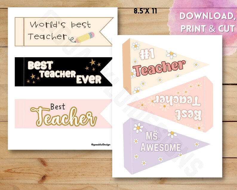 Teacher Appreciation Week Printable Teacher Gift Tag Thank You - Etsy