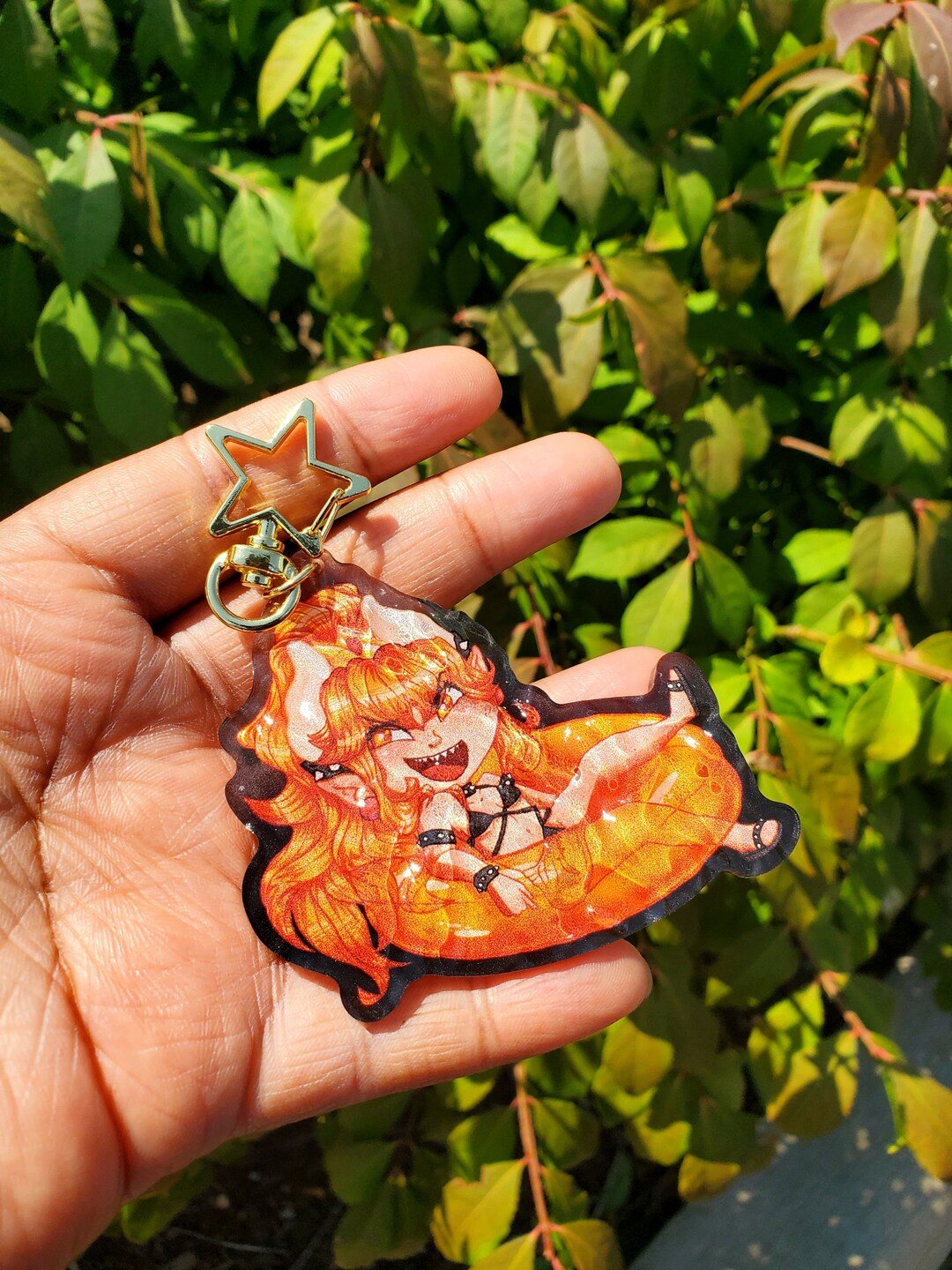 Beach Day Bowsette (3 Inch) Keychain,keyring, Backpack Charm, Charm for ...