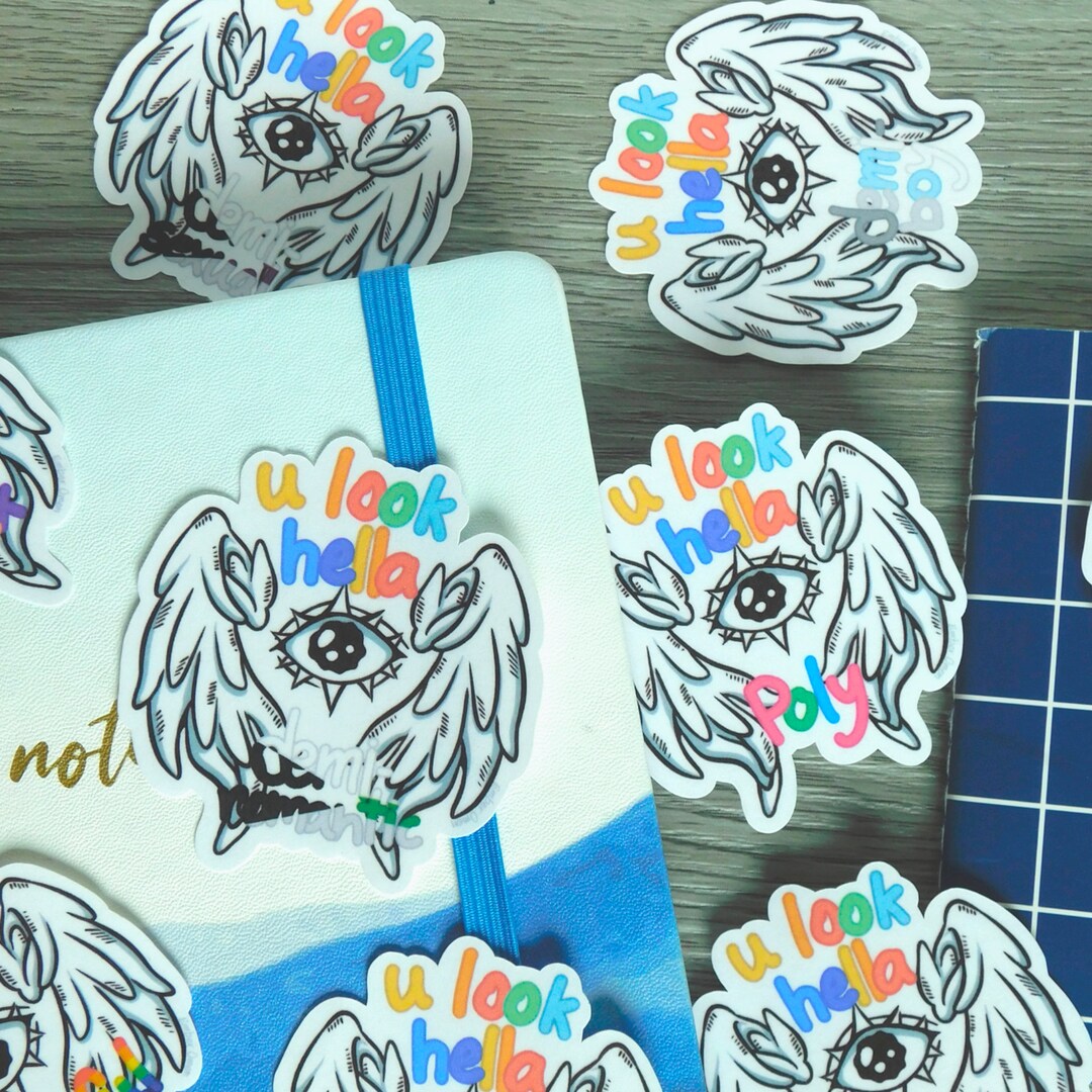 U Look Hella pride 2023 Angel Eye Pride Stickers / - Etsy