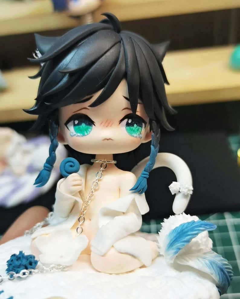 Genshin Impact Venti Figure Crying Venti Baby Cute Clay - Etsy