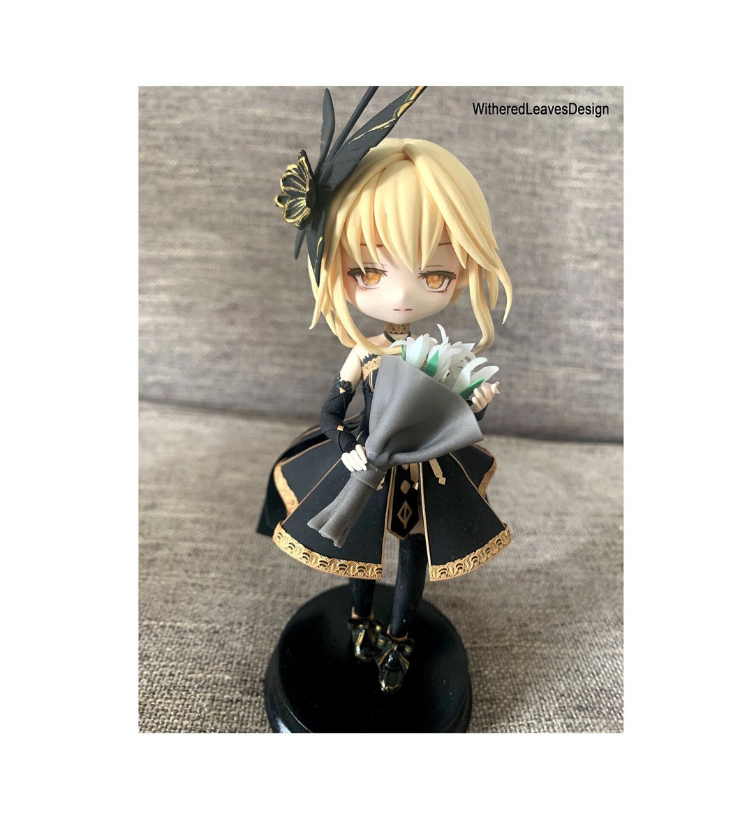 Genshin Impact Lumine Figure, Wedding Clay Figure, Birthday Gift ...