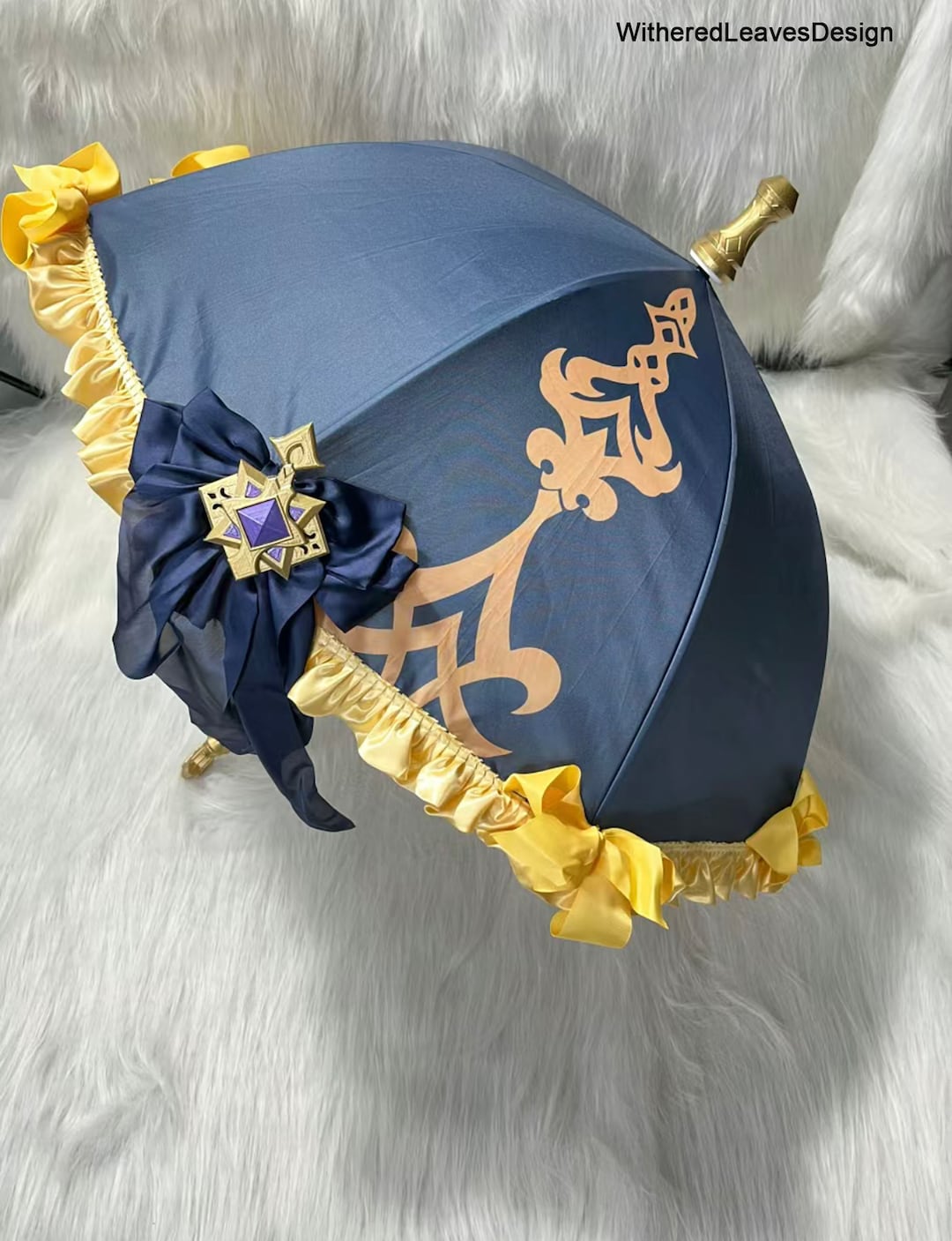 Genshin Impact Navia Cosplay Props, Navia Weapon Props, Navia Umbrella ...