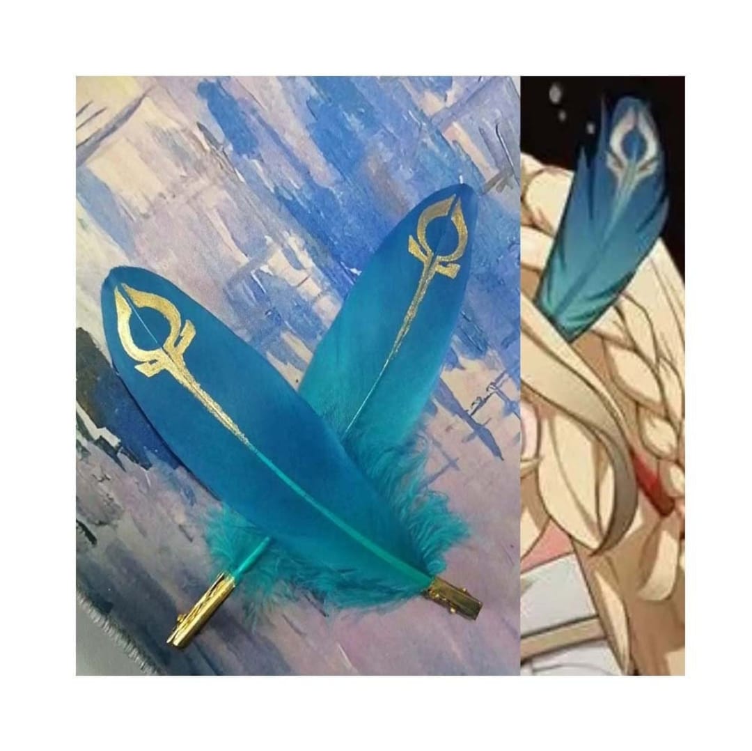 Genshin Impact Kaveh Feather Hair Accessory, Kaveh Cosplay Prop,genshin ...