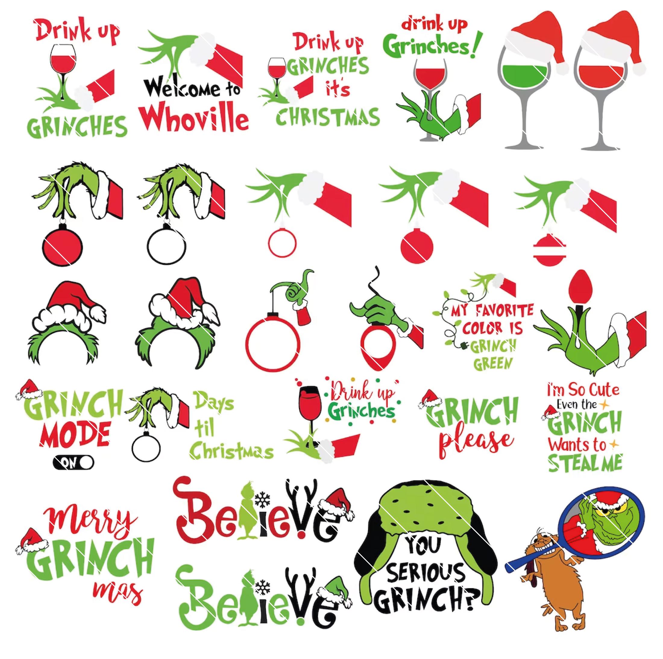 The Grinch Svg Bundle | 195+ Unique Design | Grinch Christmas Svg ...