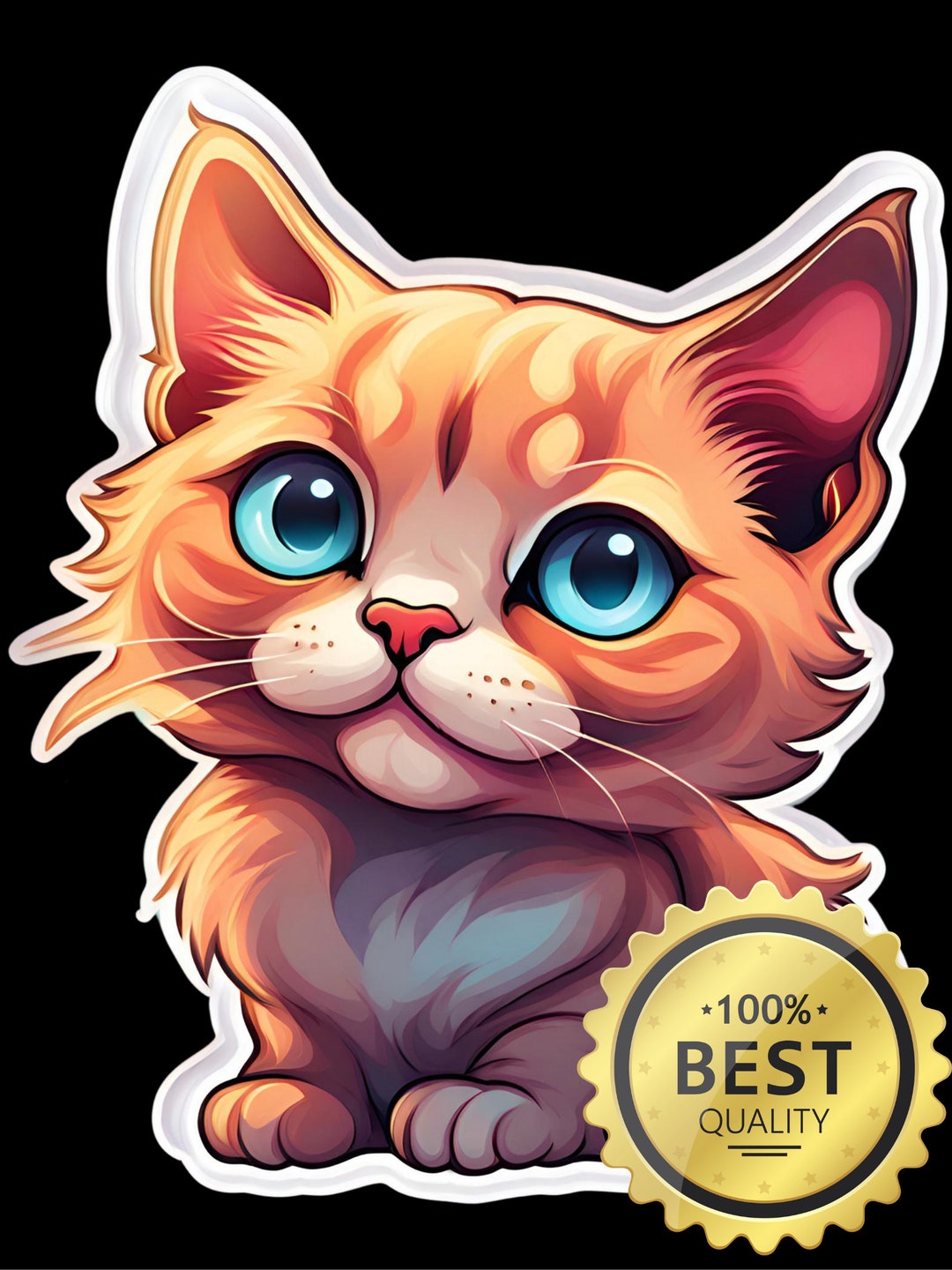 Charming Kitty Sticker Instant Digital Download From Sticker Choice 02 ...