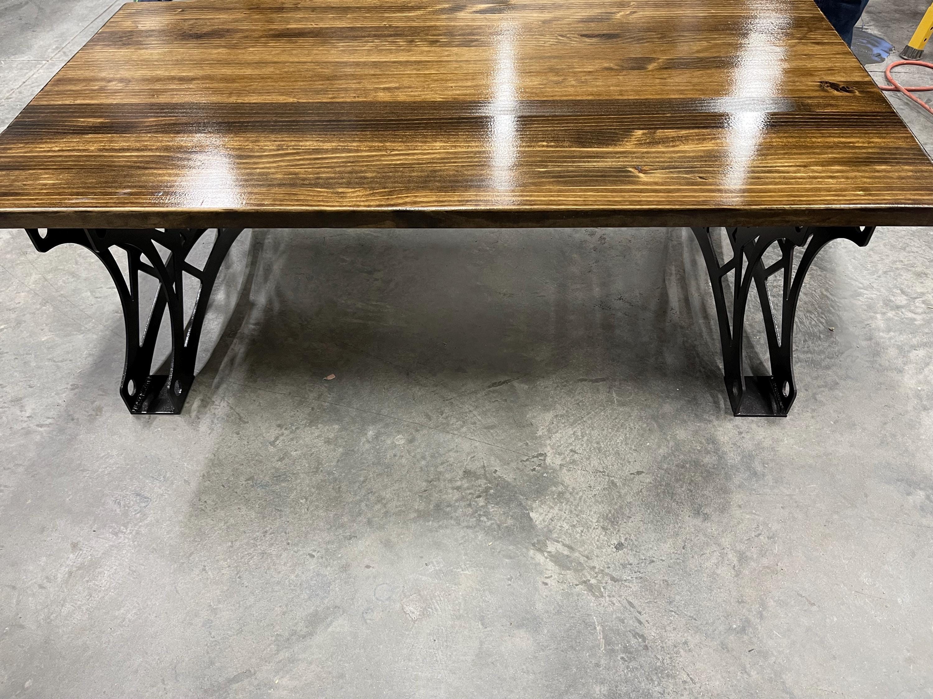 Coffee Table-industrial/rustic Metal - Etsy