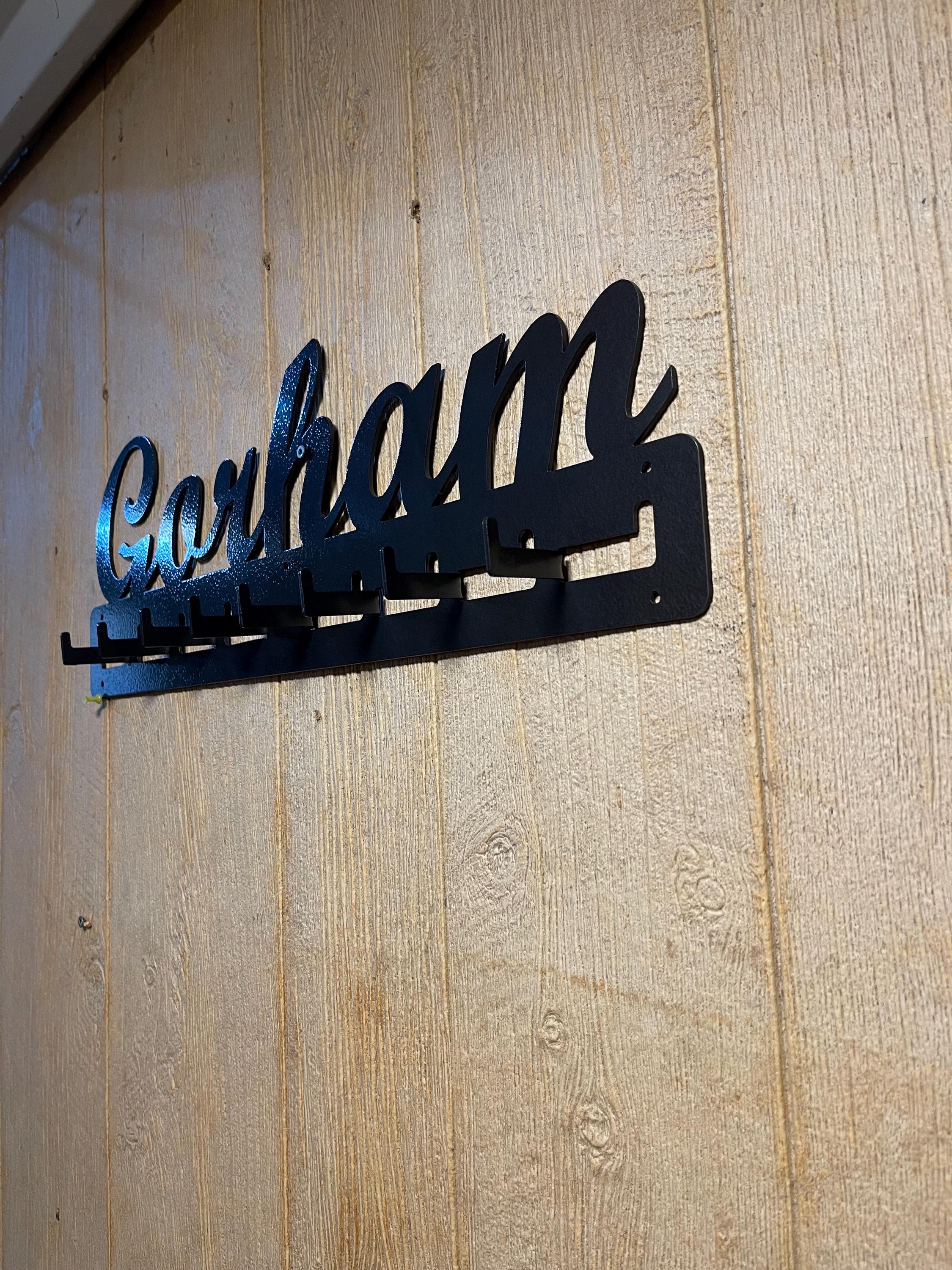 Welcome Coat Rack .dxf (customizable) - Etsy