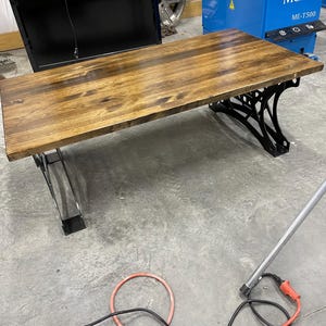 Coffee Table-industrial/rustic Metal - Etsy