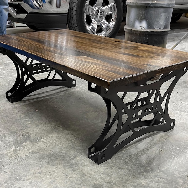 Industrial Metal Coffee Table - Etsy