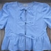 Tie Front Top - GANNI Dupe - Puff Sleeve - Made to Order - Etsy