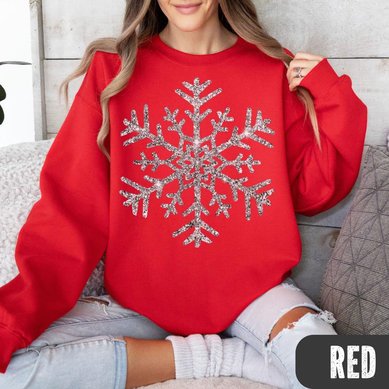 Snowflake Sweater - Etsy