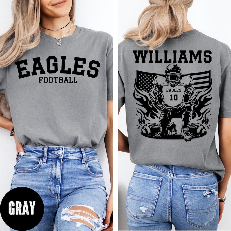 Custom Football Shirt - Etsy